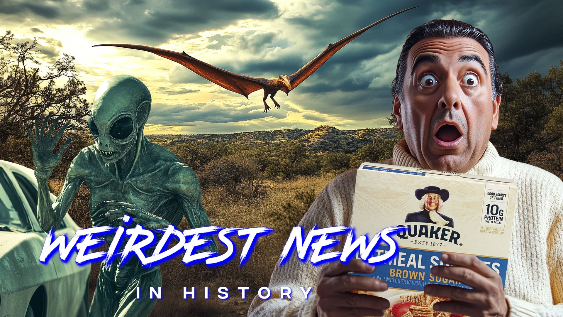 Airplane Sized Bird Spotted, Clawed Alien Abduction, Woman Has Total ...